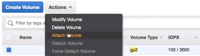 How to Create and Attach an EBS Volume to an EC2 instance – #!/Cana/Coder